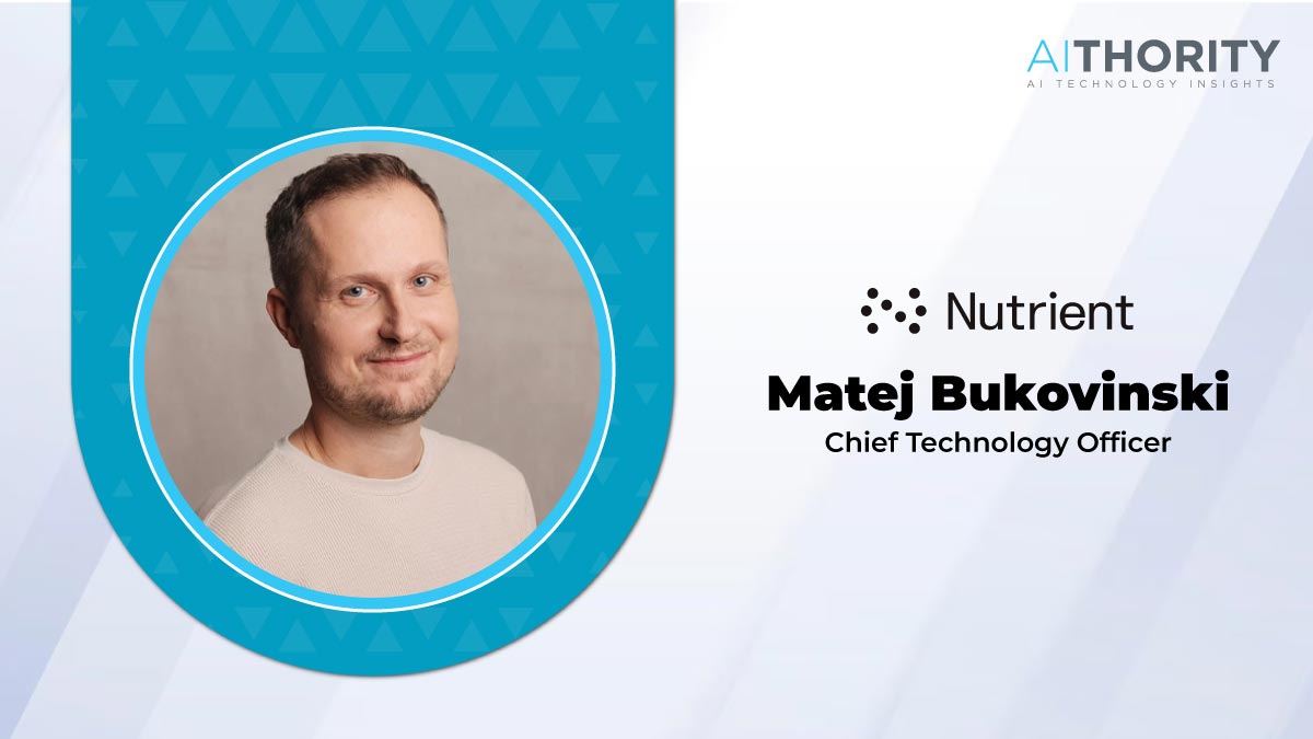 AiThority Interview with Matej Bukovinski, Chief Technology Officer at ...